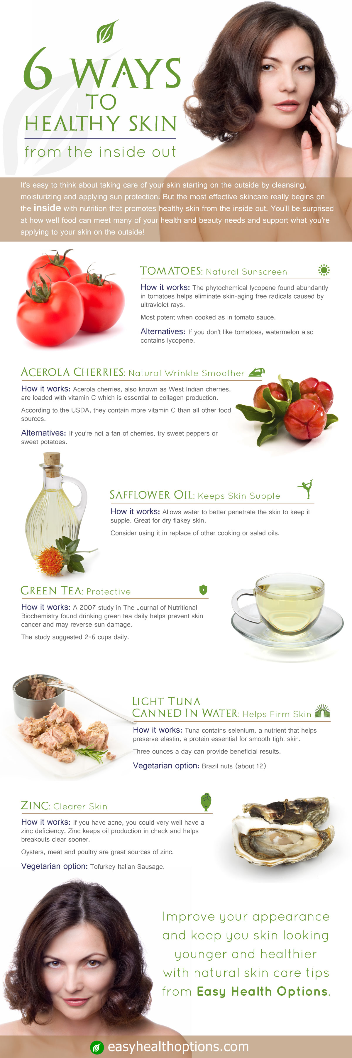6 ways to healthy skin — from the inside out [infographic] | Health ...